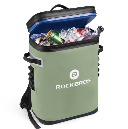 ROCKBROS 20L Cooler Bag Waterproof Cooler Box Camping Fridge Picnic Ba ...