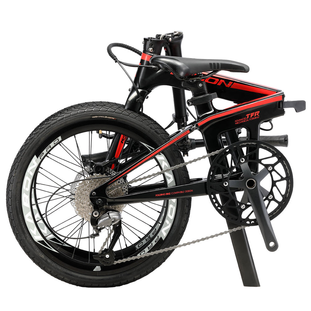 KABON City Folding Bike Carbon Shimano Altus 9S 20 inch – Rinosbike.eu