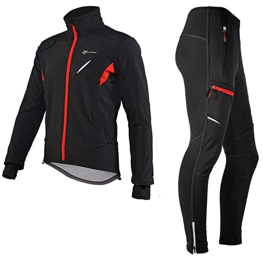 ROCKBROS Winter cycling jacket pants set – Rinosbike.eu